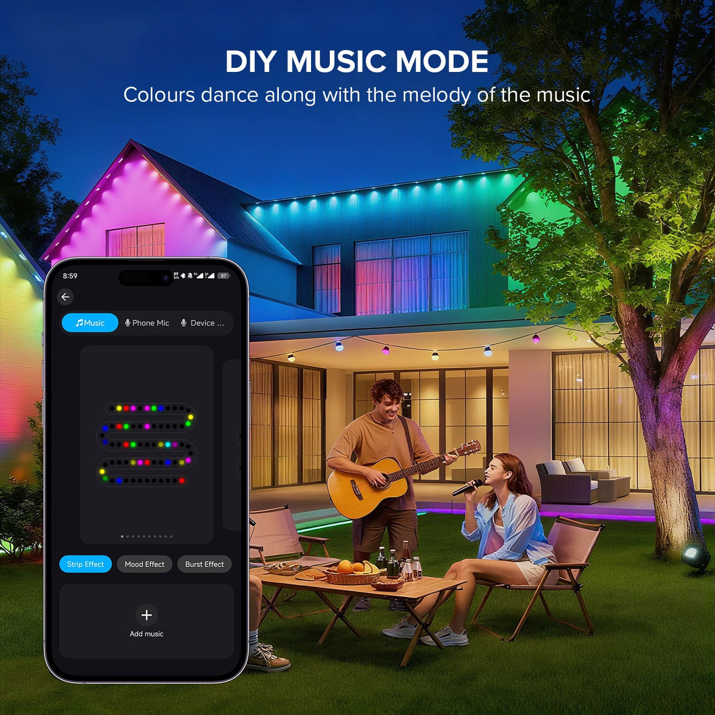 SANSI Smart Permanent Outdoor RGB Lights – SANSI Lighting