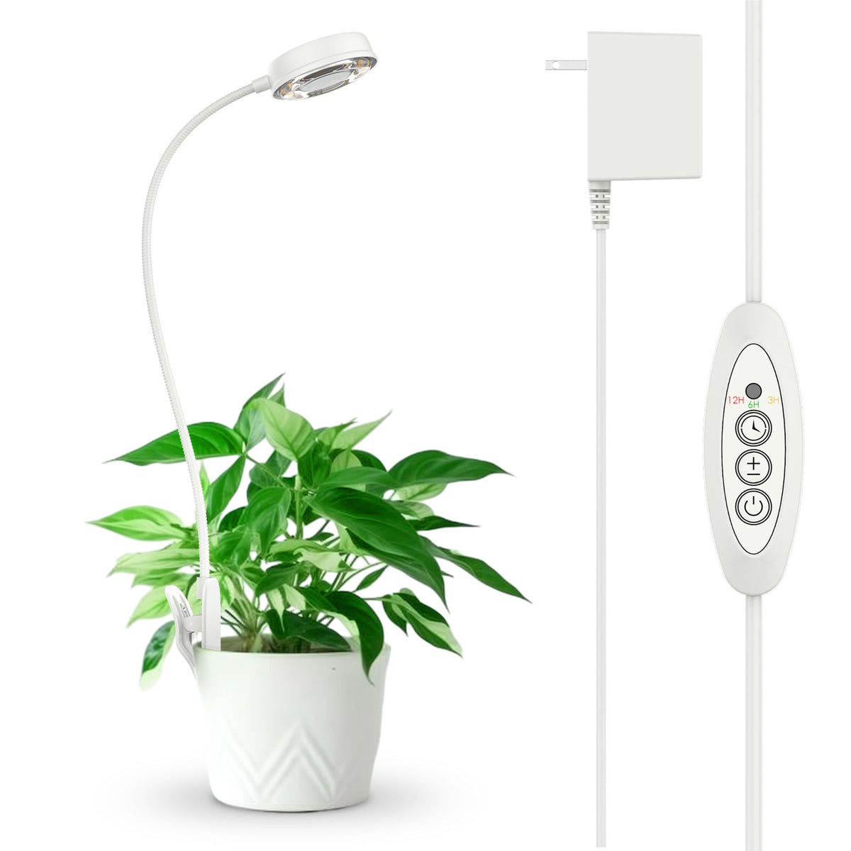 Sansi Pot Clip LED Grow Light for Indoor Growing, Home Growing