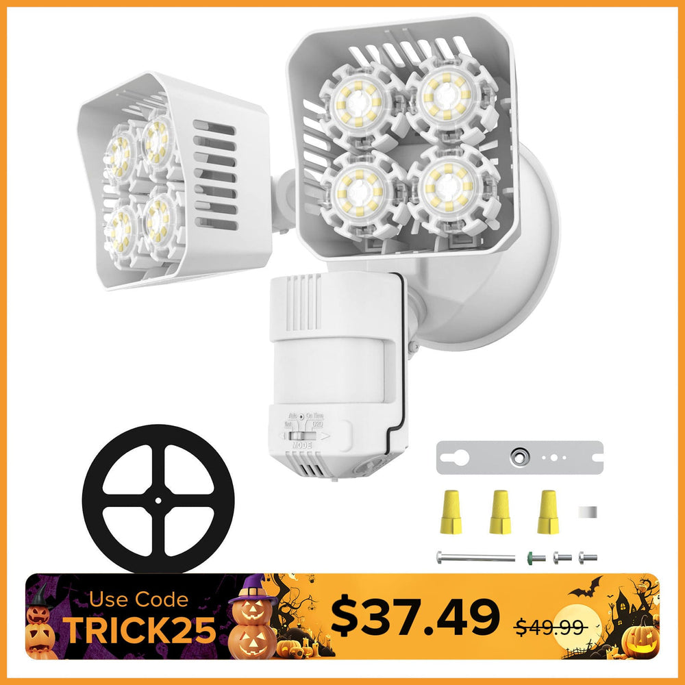 Square 36W LED Security Light (Dusk to Dawn & Motion Sensor)