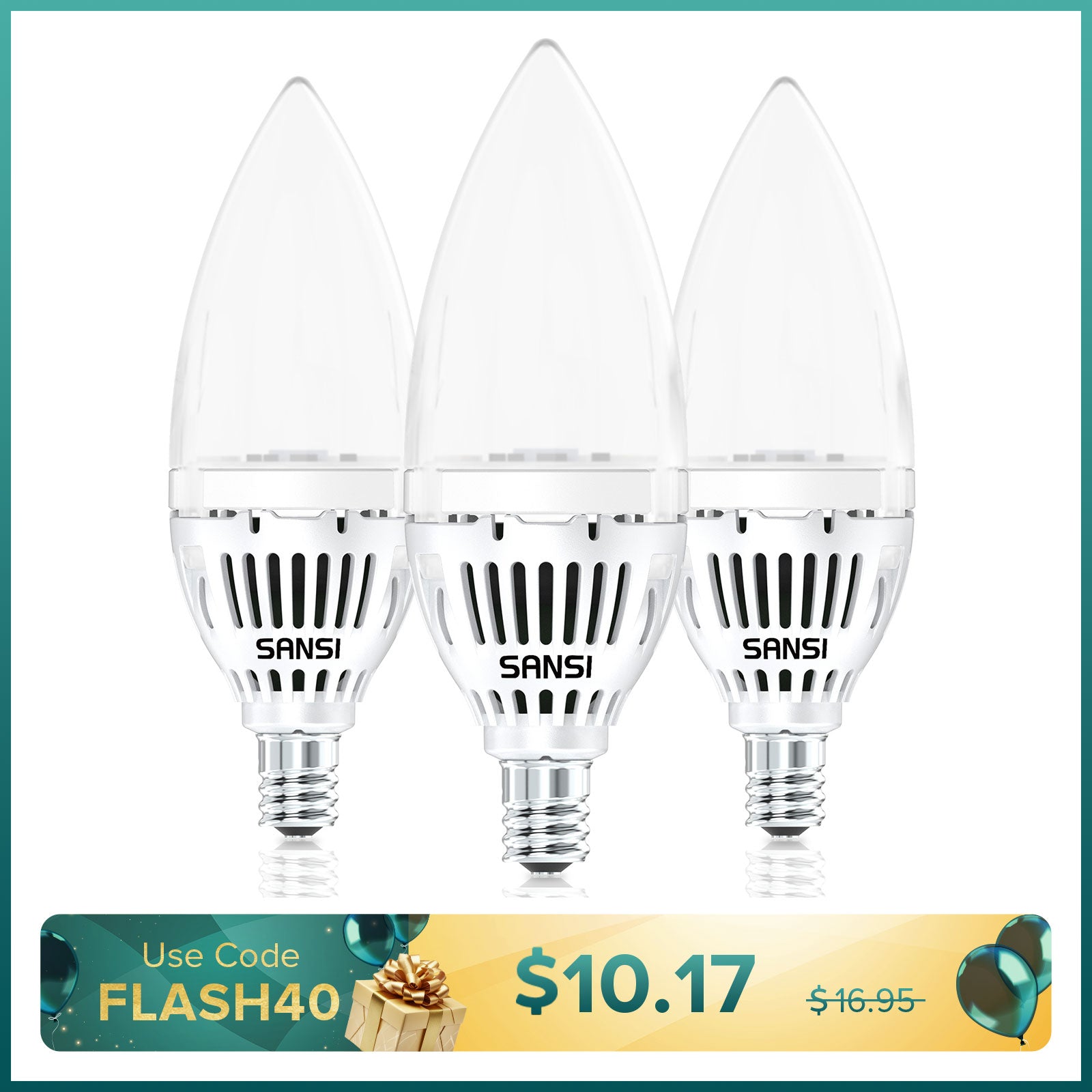 6W Candelabra LED Light Bulb (US ONLY)